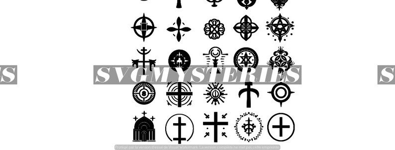 Digital File of 100 SYMBOLS V1 SVG Models - Etsy