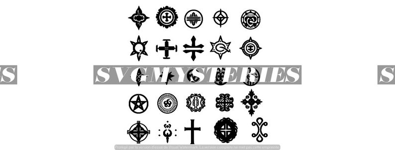 Digital File of 100 SYMBOLS V1 SVG Models - Etsy