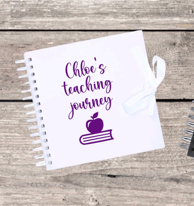Personalised Student Teacher ECT Journal Memory Book - Etsy