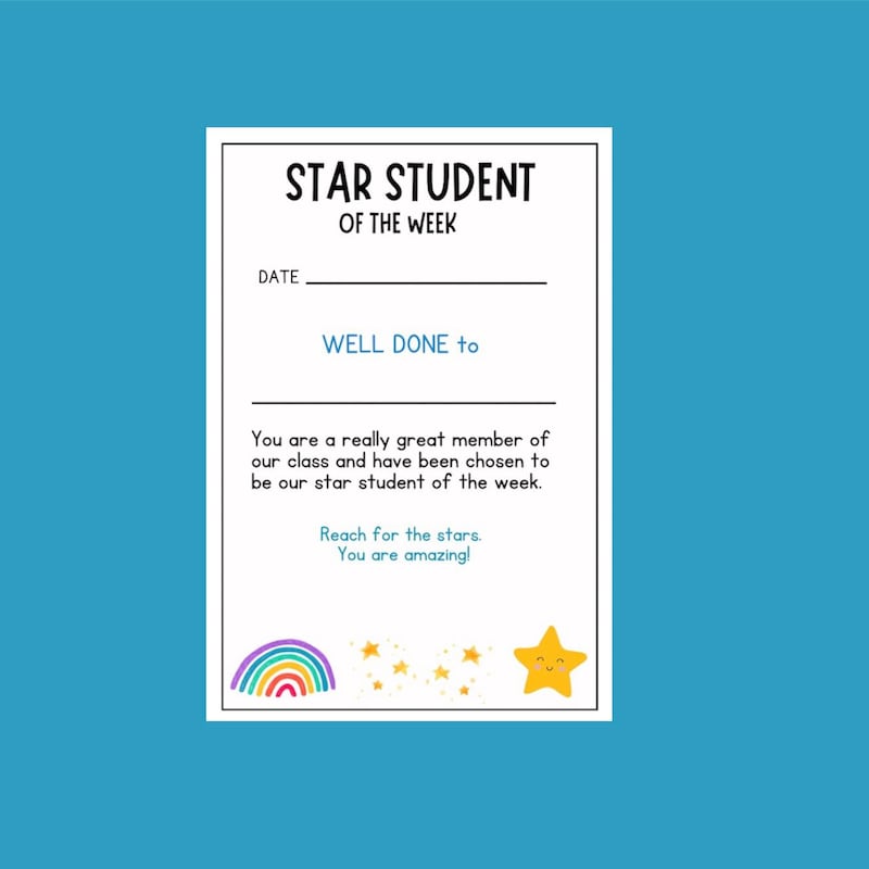 Star Student - Etsy