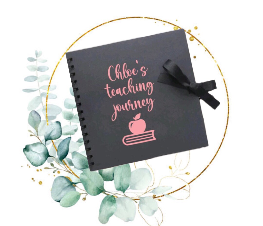 Personalised Student Teacher ECT Journal Memory Book - Etsy