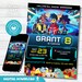 Customizable Birthday Party Invitation | Akedo Warriors Party ...