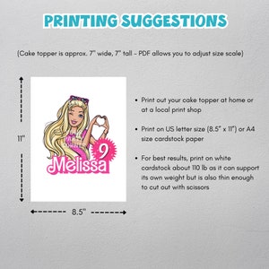 Customizable Digital Cake Topper for Kids' Birthday | Personalized ...