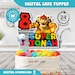 Bowser Personalized Cake Topper | Super Mario Bowser Birthday Party ...