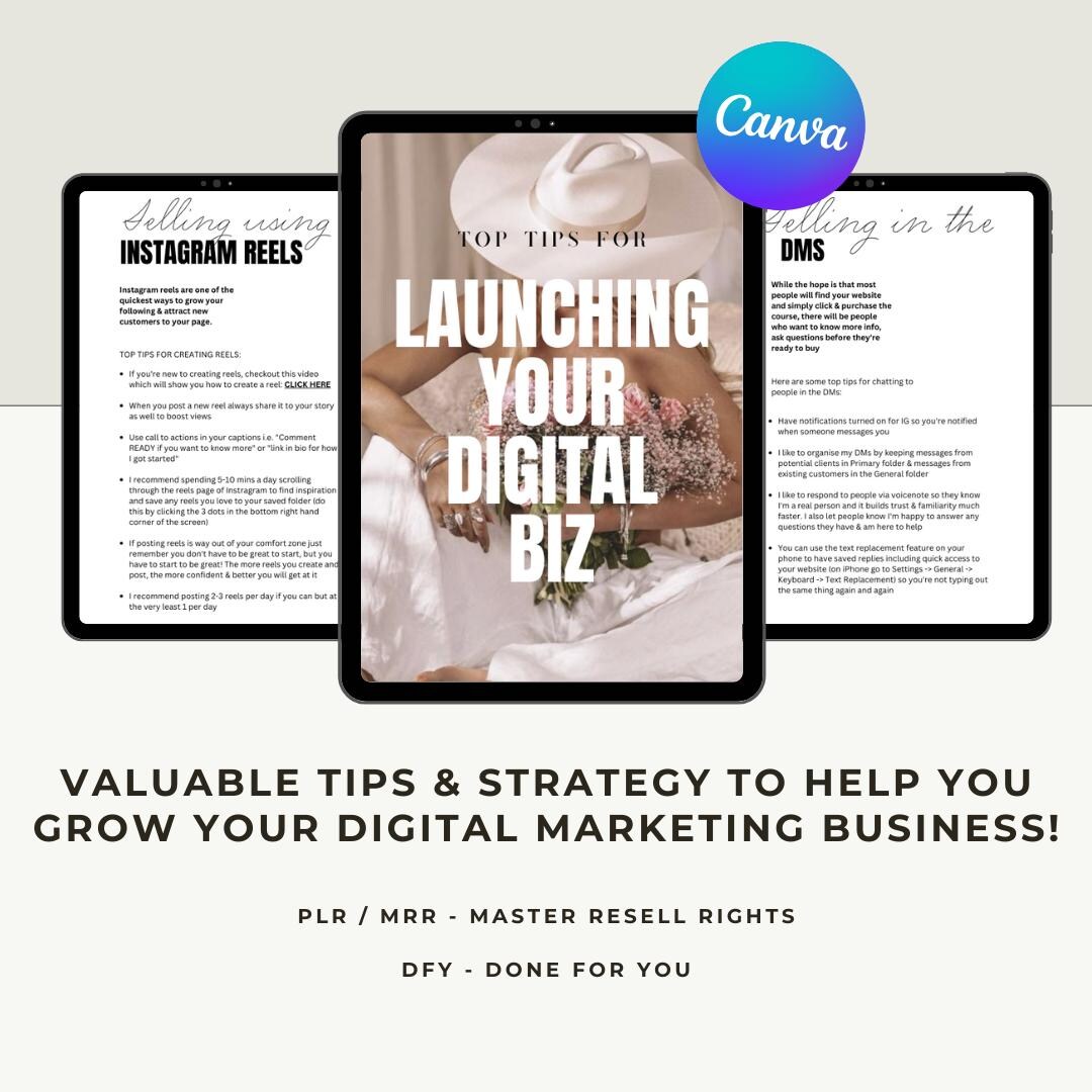 Launching Your Digital Business, Digital Product Business Guide ...