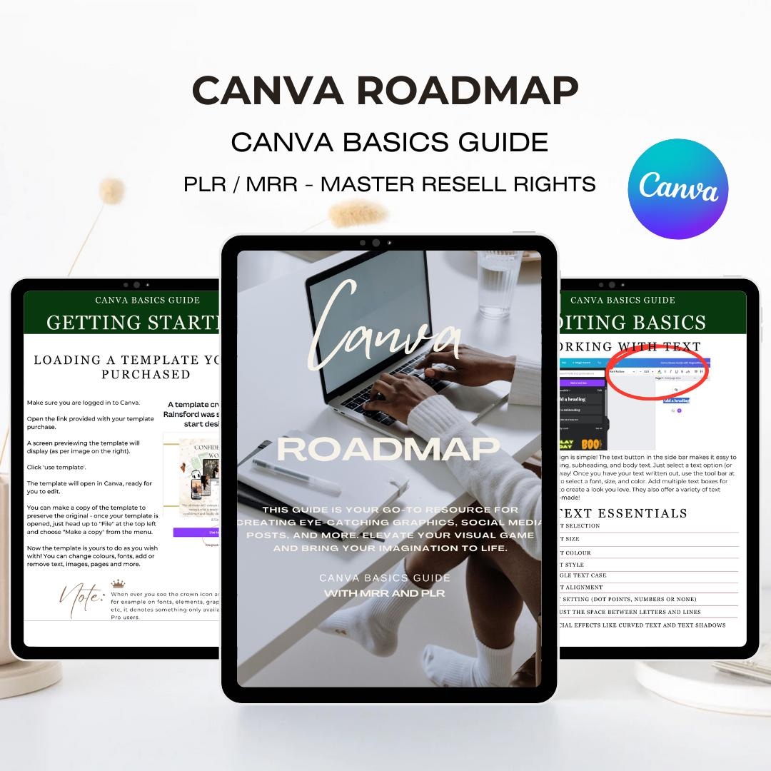 Canva Roadmap: Basics Guide With MRR & PLR (digital Download) - Etsy