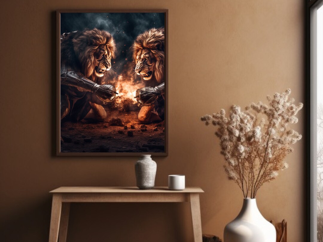 Battle Between Two Kingdoms Digital Artwork - Etsy