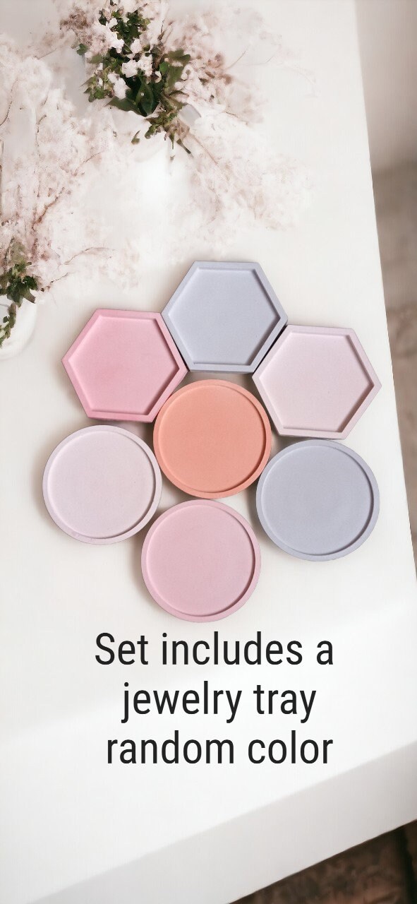 Small Tear Drops Earring Set of 3 Pairs With Complementary Jewelry Tray ...