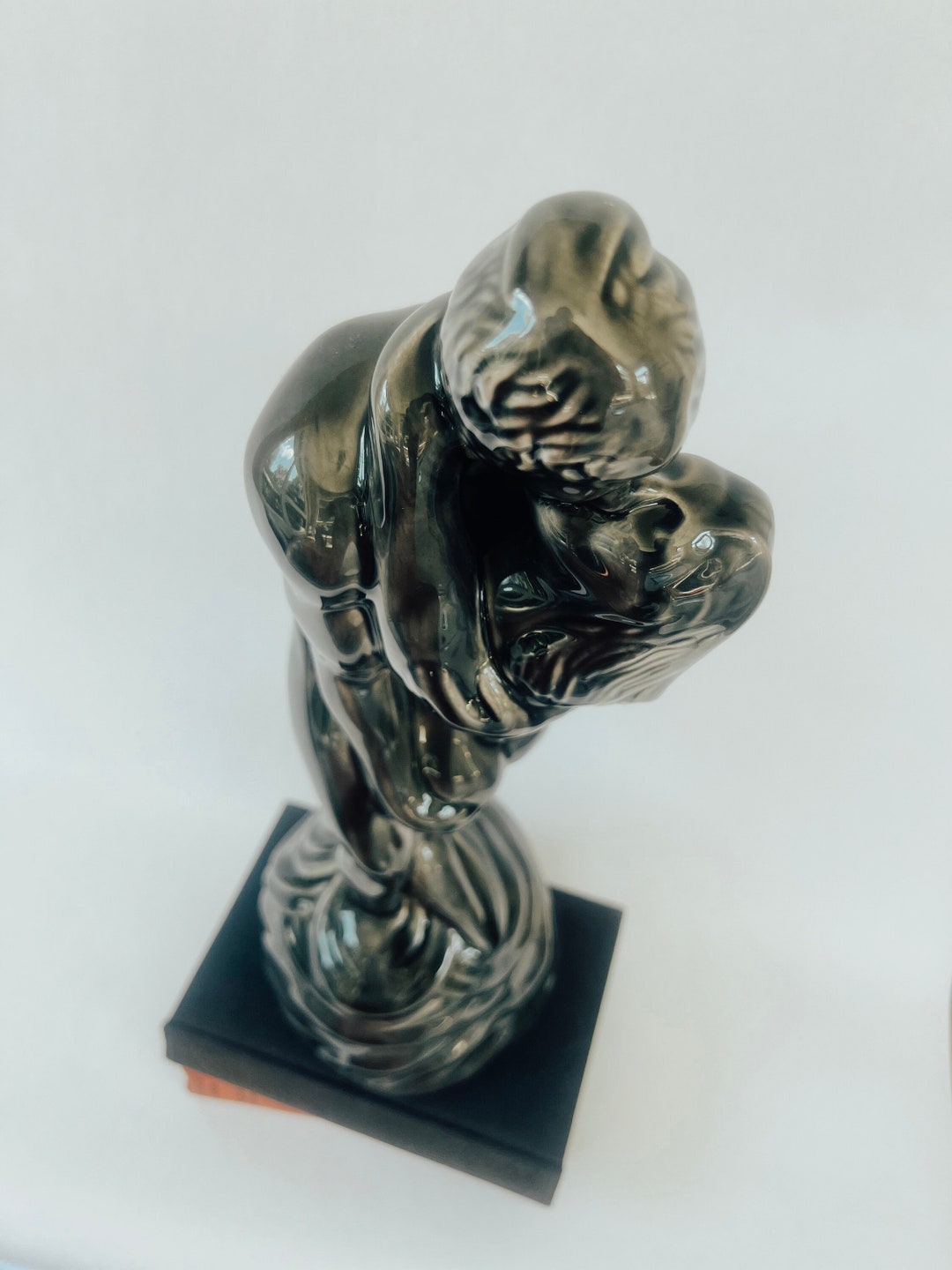 Vintage Ceramic Male & Female Statue, Sculptural Figurine - Etsy