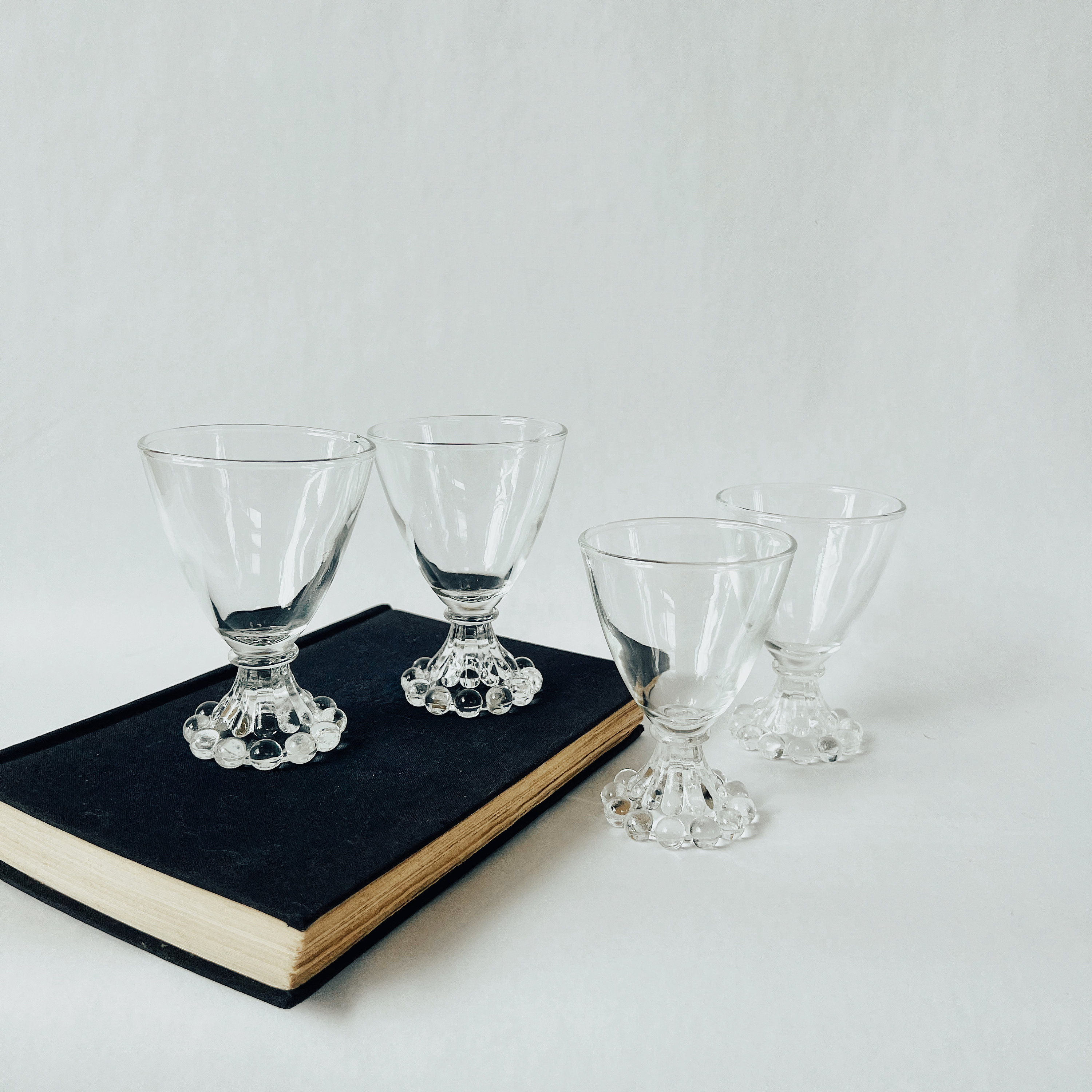 Vintage Anchor Hocking Bubble Glasses, Bewick Boopie Small Glasses, Set ...