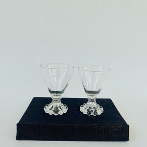 Vintage Anchor Hocking Bubble Glasses, Bewick Boopie Small Glasses, Set of Four - Etsy