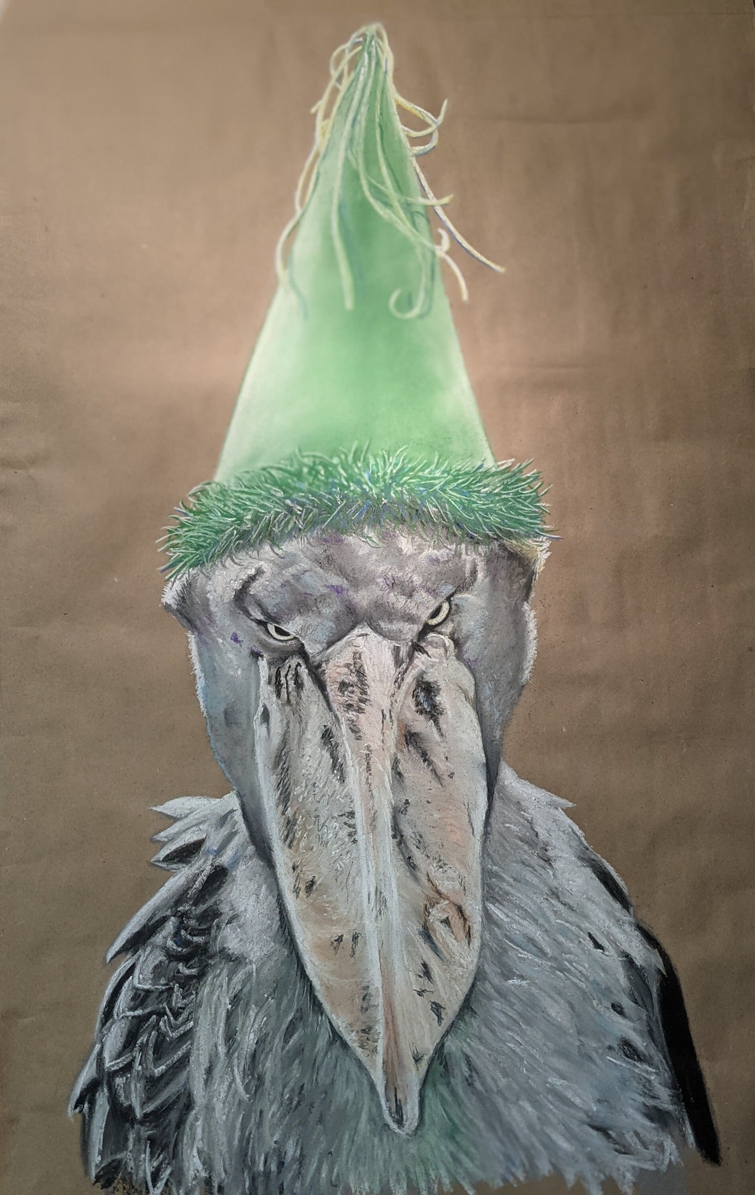 Murder Shoebill With a Party Hat - Etsy