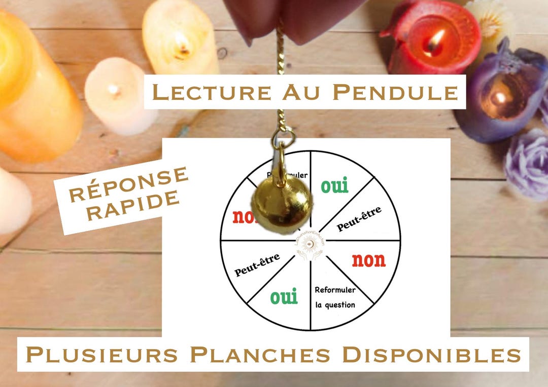 Psychic Pendulum Reading, SAME DAY, Guidance, Clairvoyance, Answers to ...