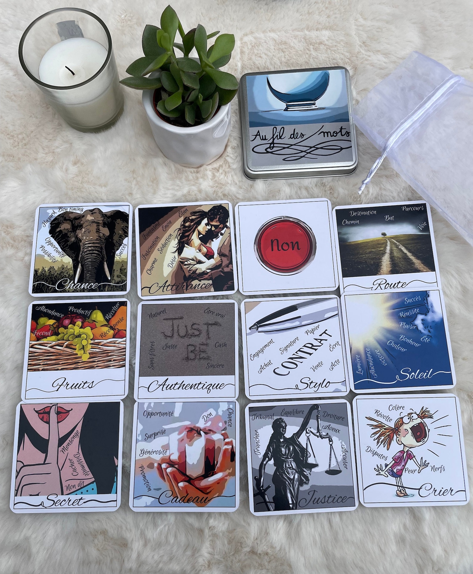 Oracle Divinatoire Au Fil Des Mots - Etsy France