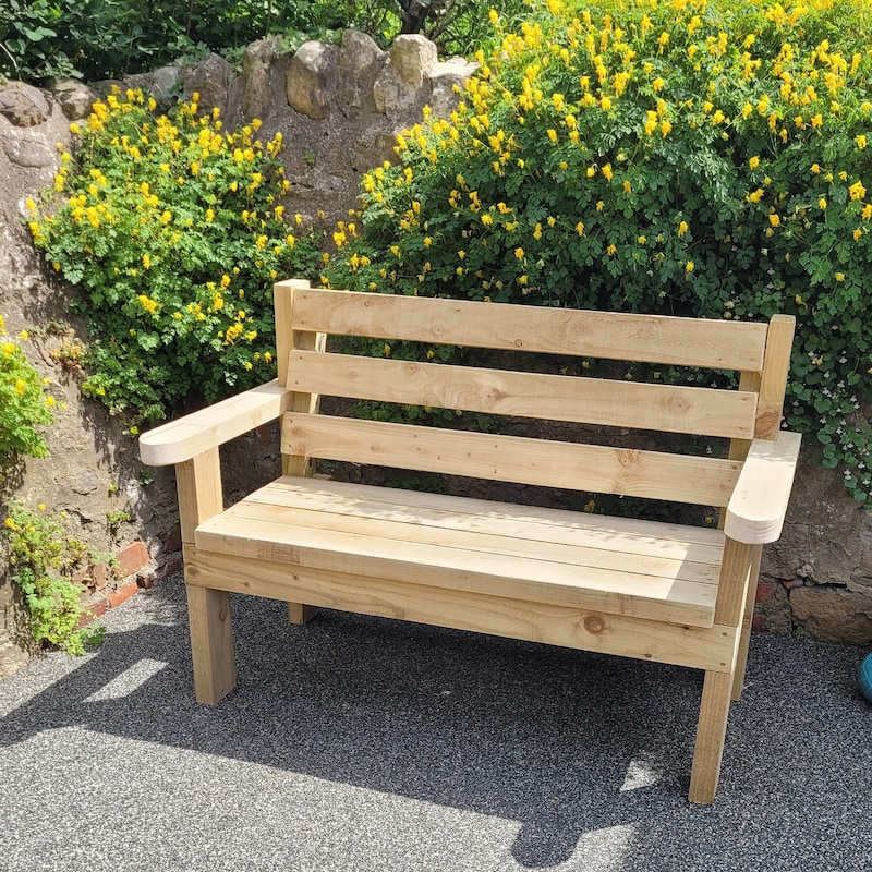 Small Carved Benches - Etsy UK