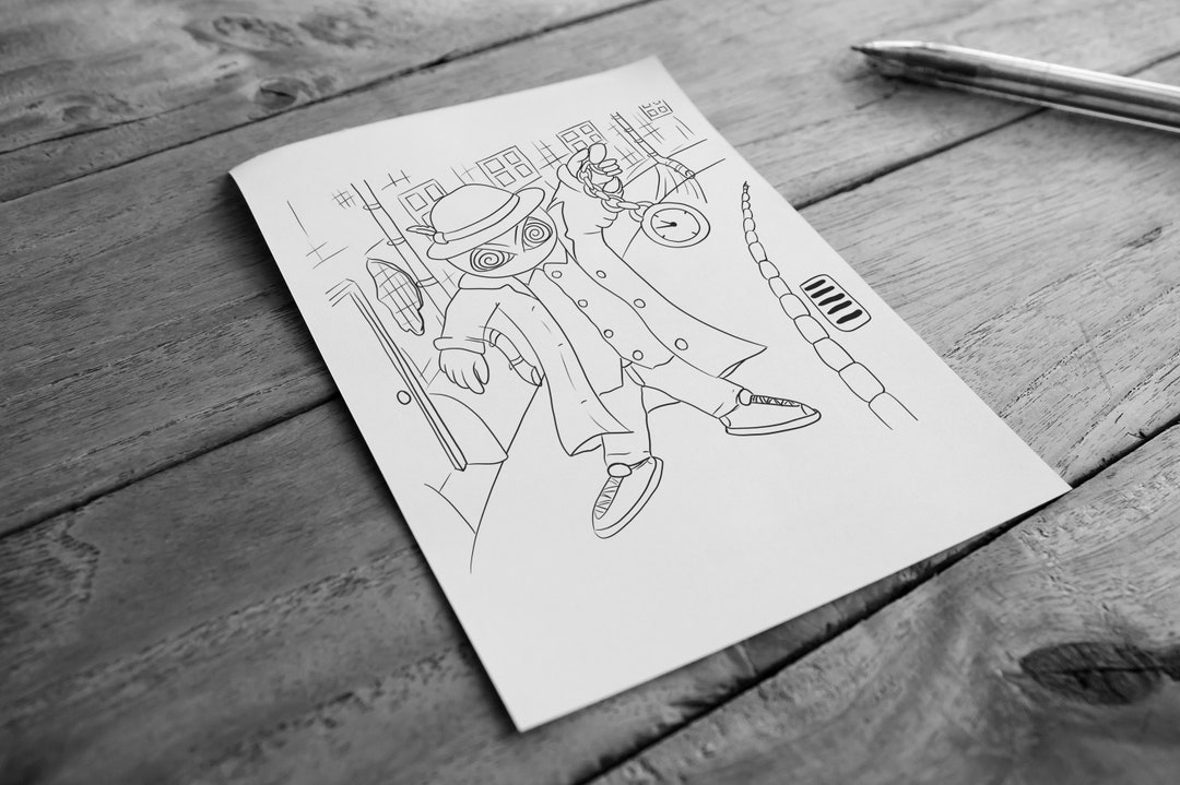 Get Hypnotized Coloring Template - Etsy