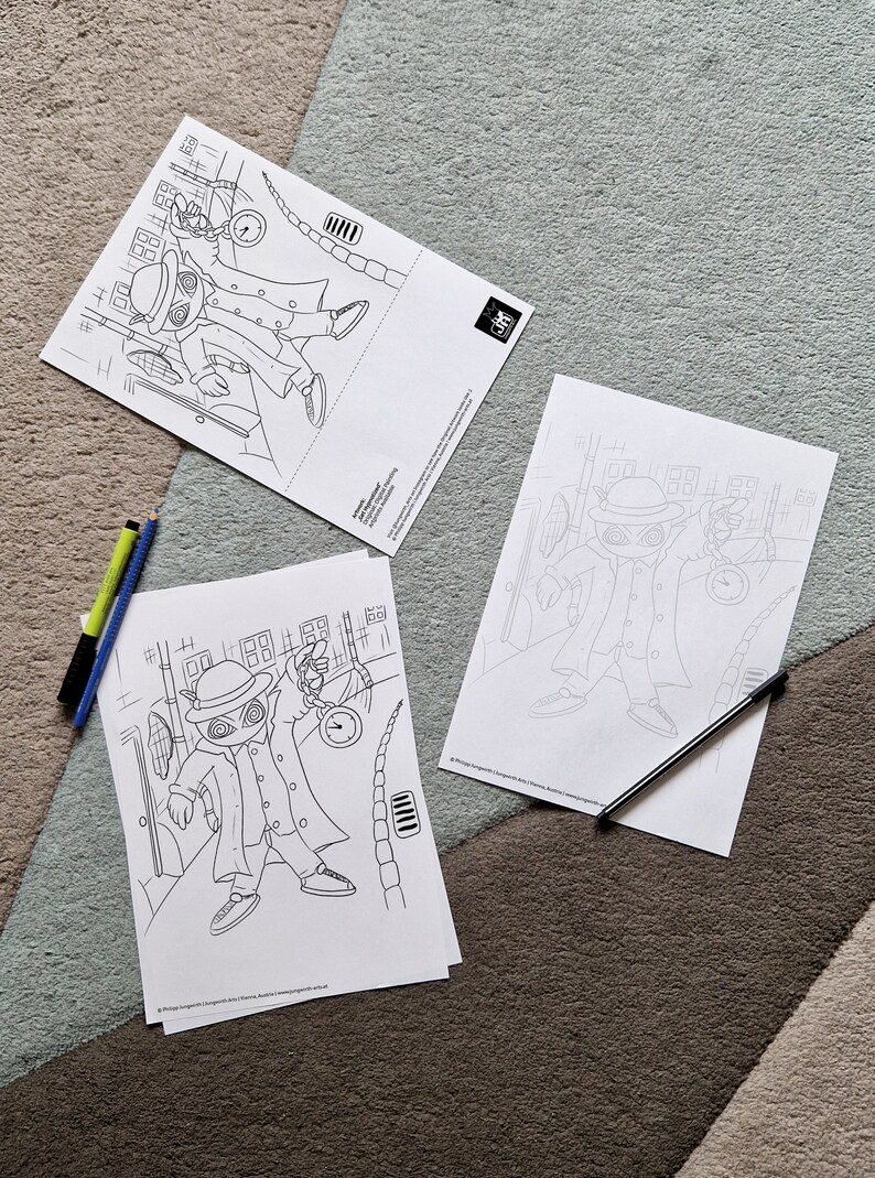 Get Hypnotized Coloring Template - Etsy