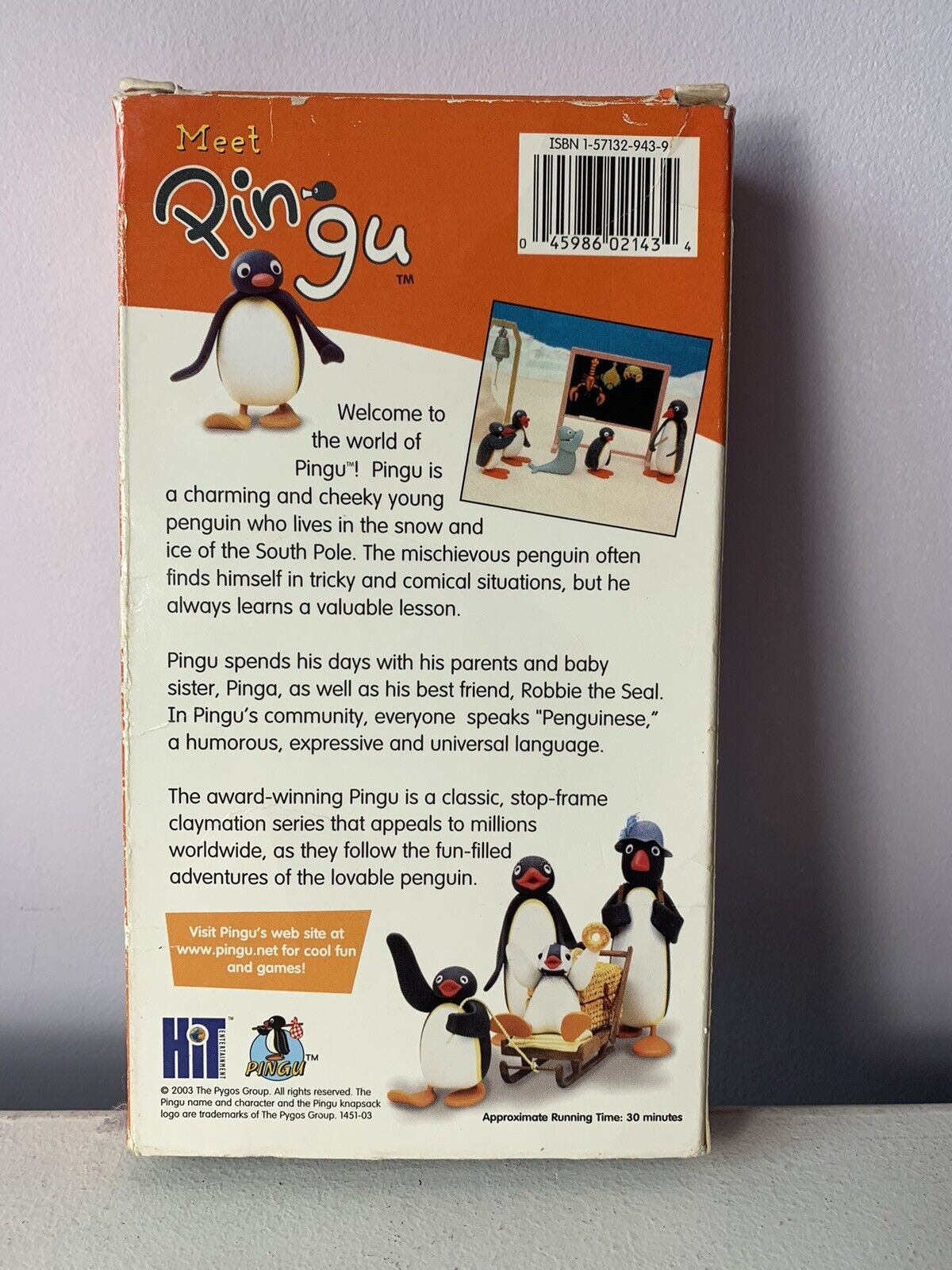 Meet Pingu VHS Rare Animated Pingu The Penguin Kids Cartoon - Etsy España