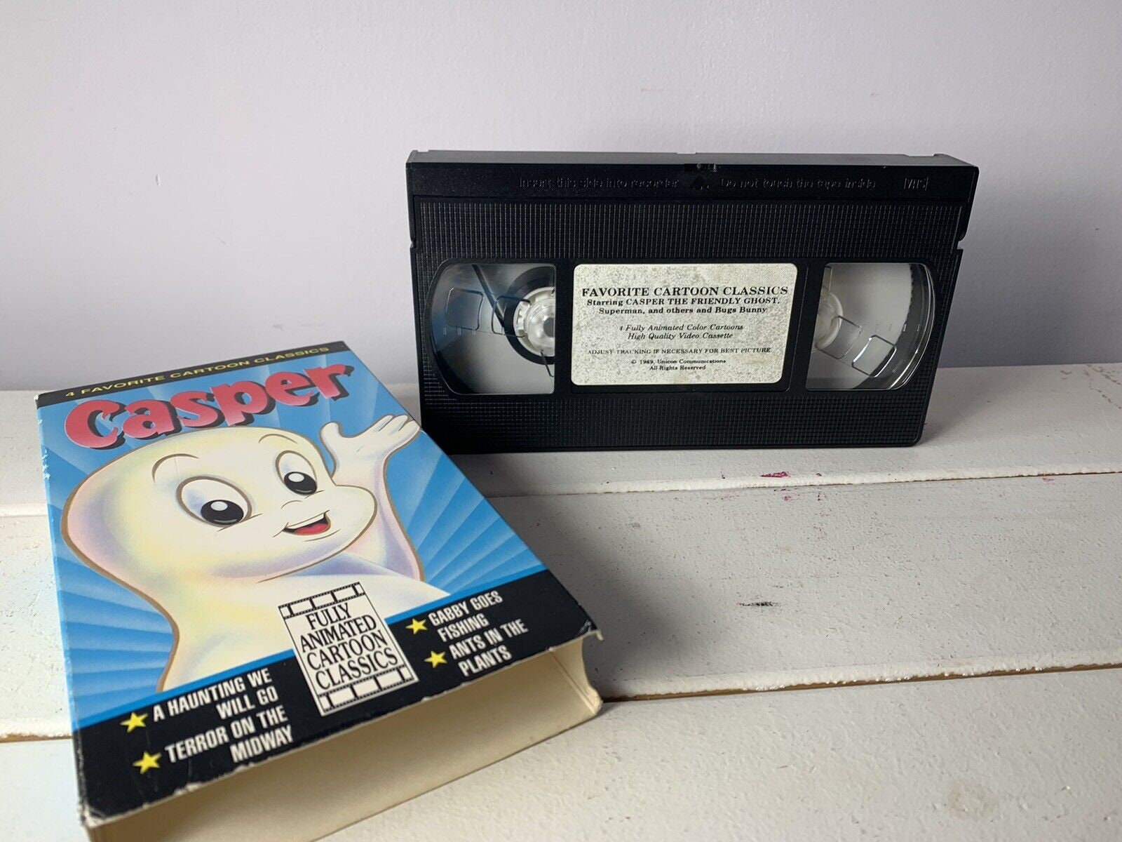 4 Favorite Cartoon Classics Casper Fully Animated 1992 VHS Collectible ...