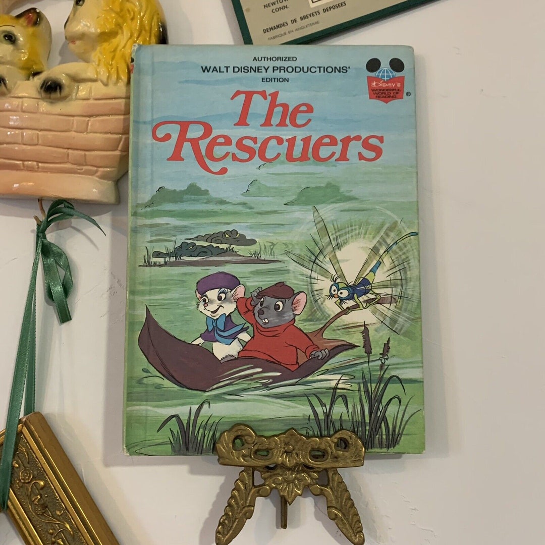 The Rescuers Book 1977 Disney Wonderful World of Reading - Etsy
