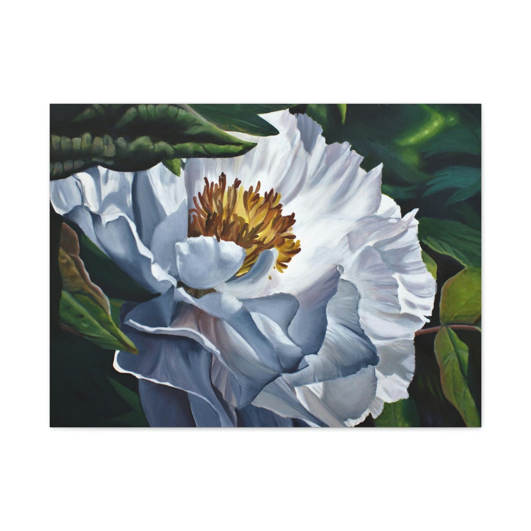 Floral Wall Art Peony Flower Art Reproduction Floral Art Stunning Peony ...