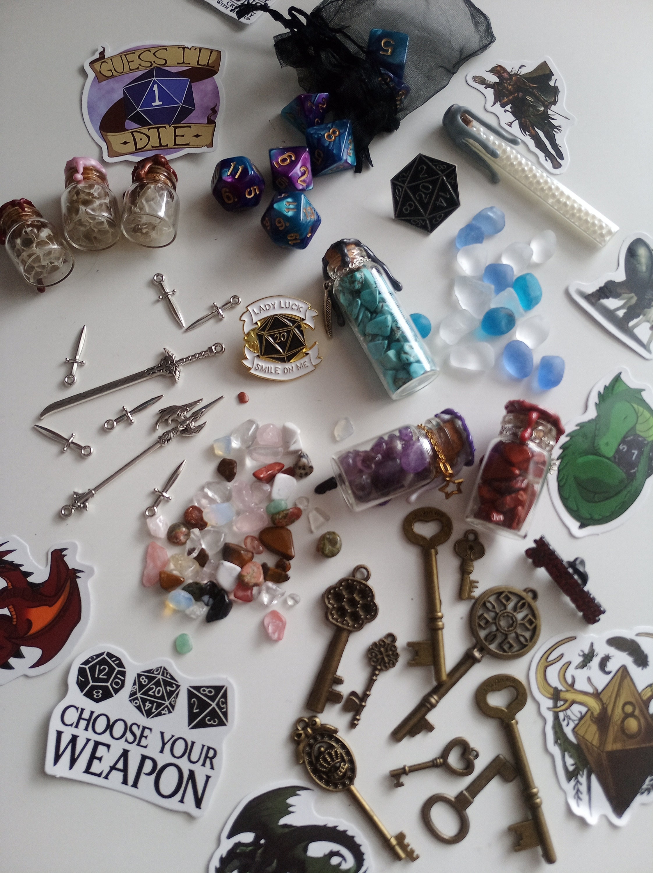 Adventurer's Treasure Roll Mystery Dungeons and Dragons Inspired D&D ...