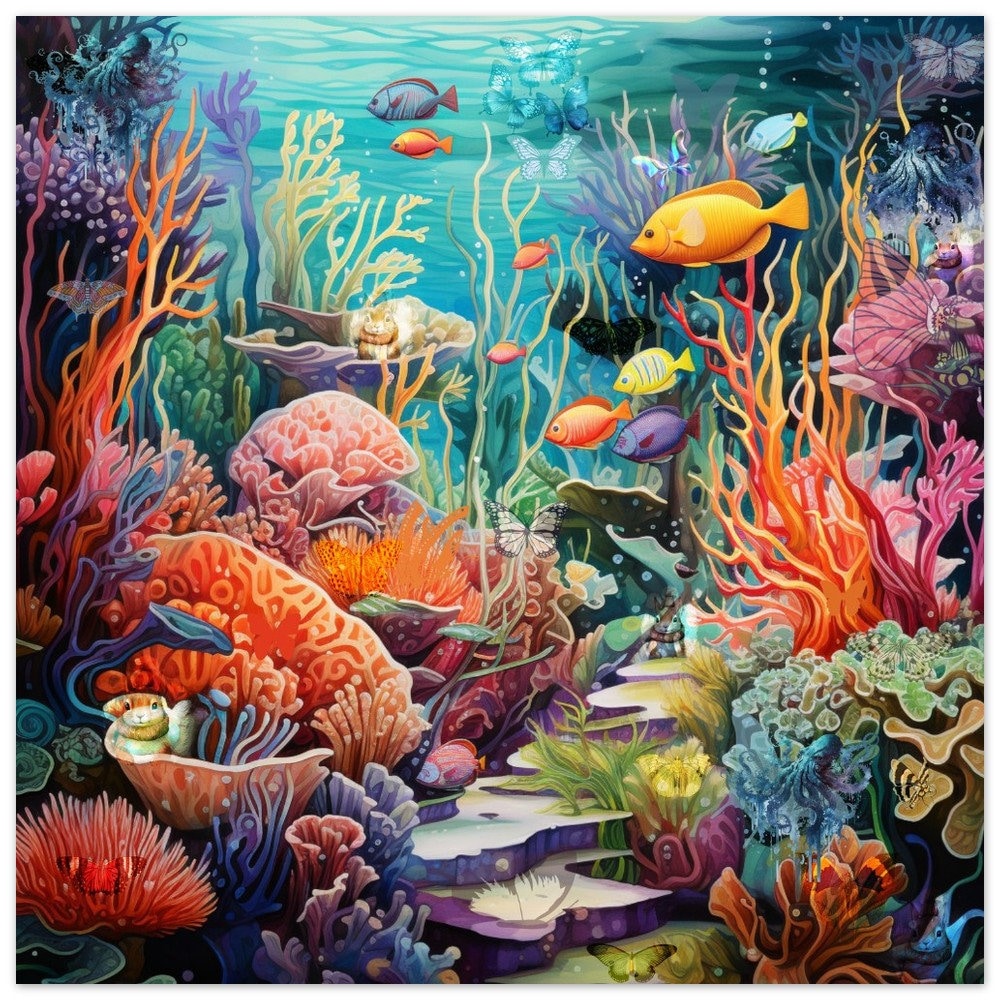Find It Ocean Poster With Hidden Objects – Perfect for Children's ...