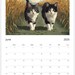 Vintage Retro Cat Wall Calendar: Custom Start Date - Etsy