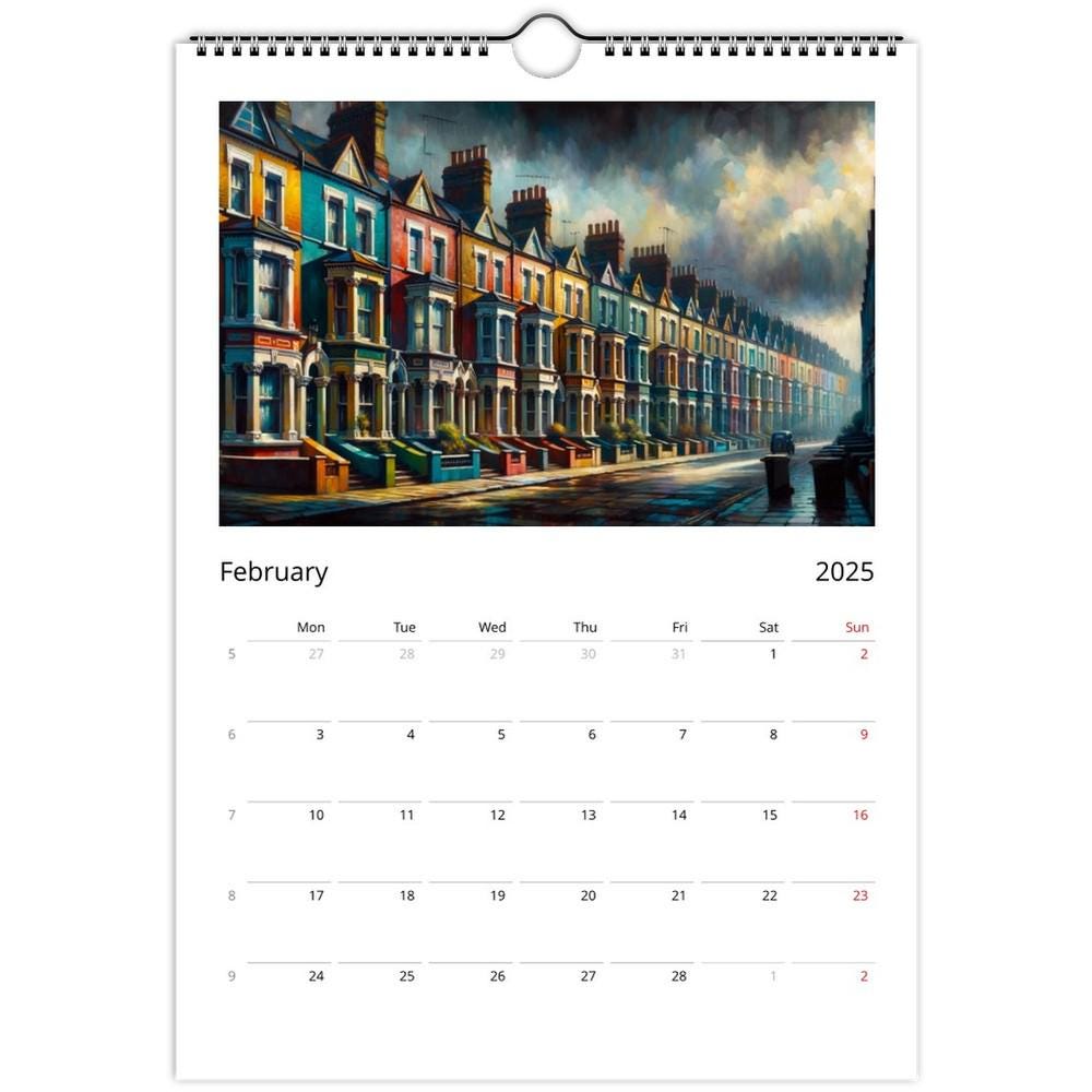 2025 Vintage London Calendar Experience London 90 Years Ago Unique ...