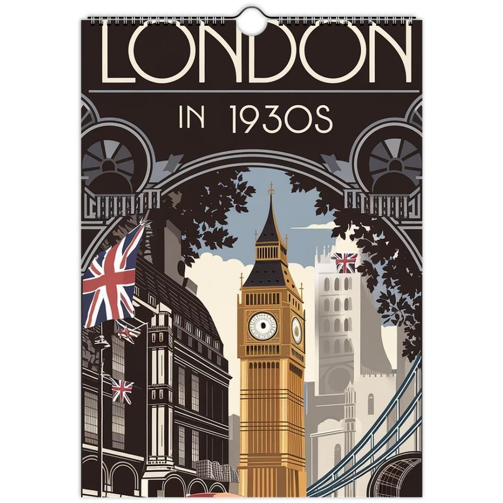 2025 Vintage London Calendar Experience London 90 Years Ago Unique ...
