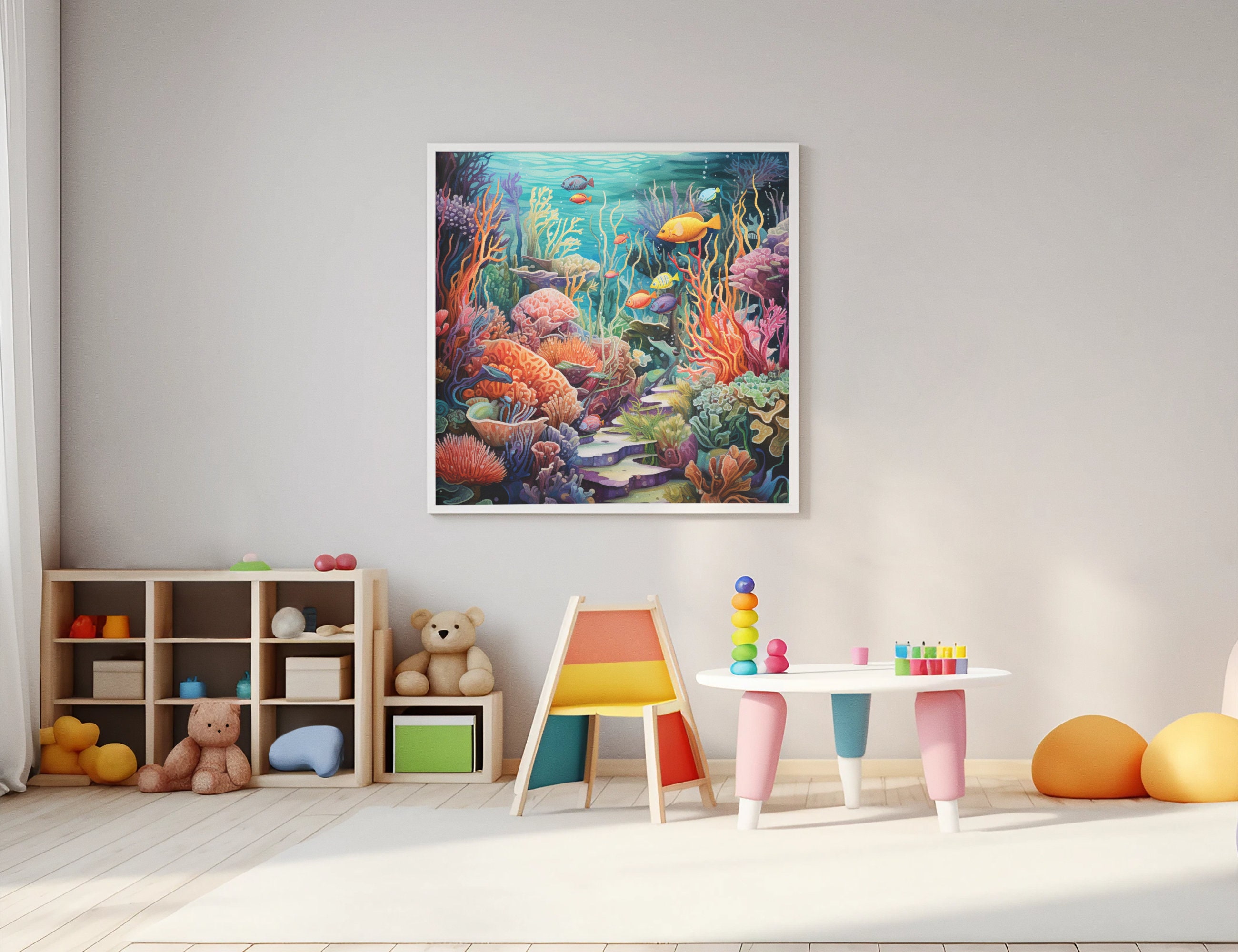 Find It Ocean Poster With Hidden Objects – Perfect for Children's ...