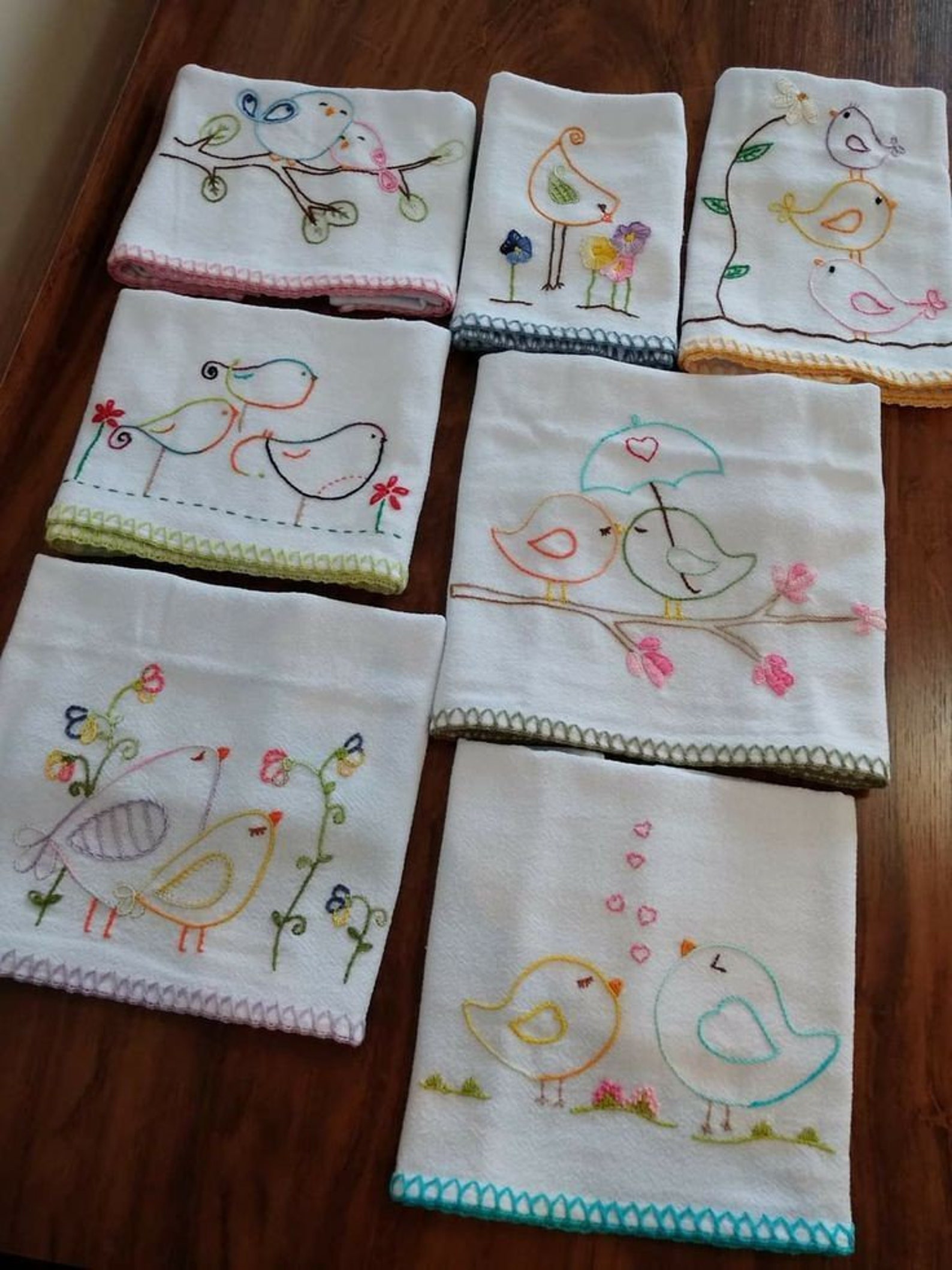Embroidery Napkin - Etsy