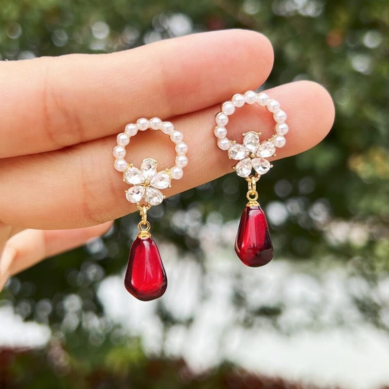 Ottoman Drop Earrings - Etsy UK