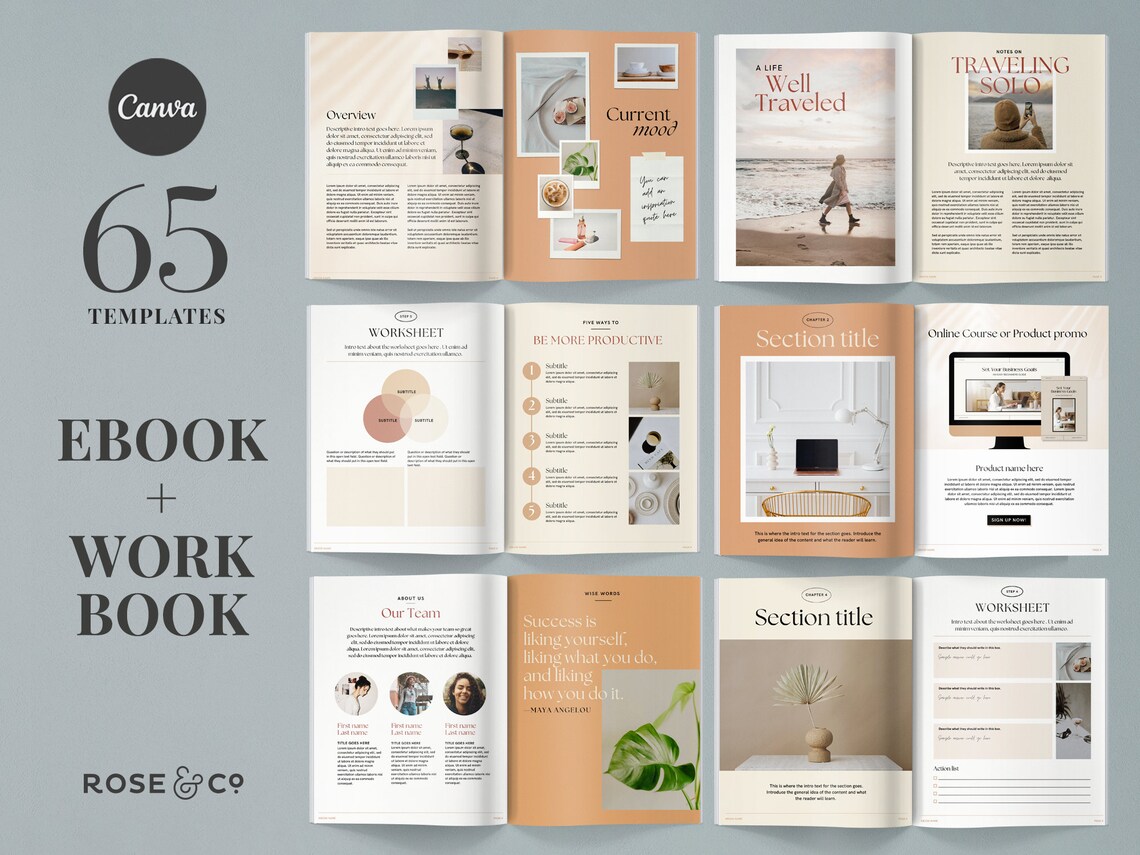 Canva Travel + City Guide Template | Canva Ebook Template | Canva ...