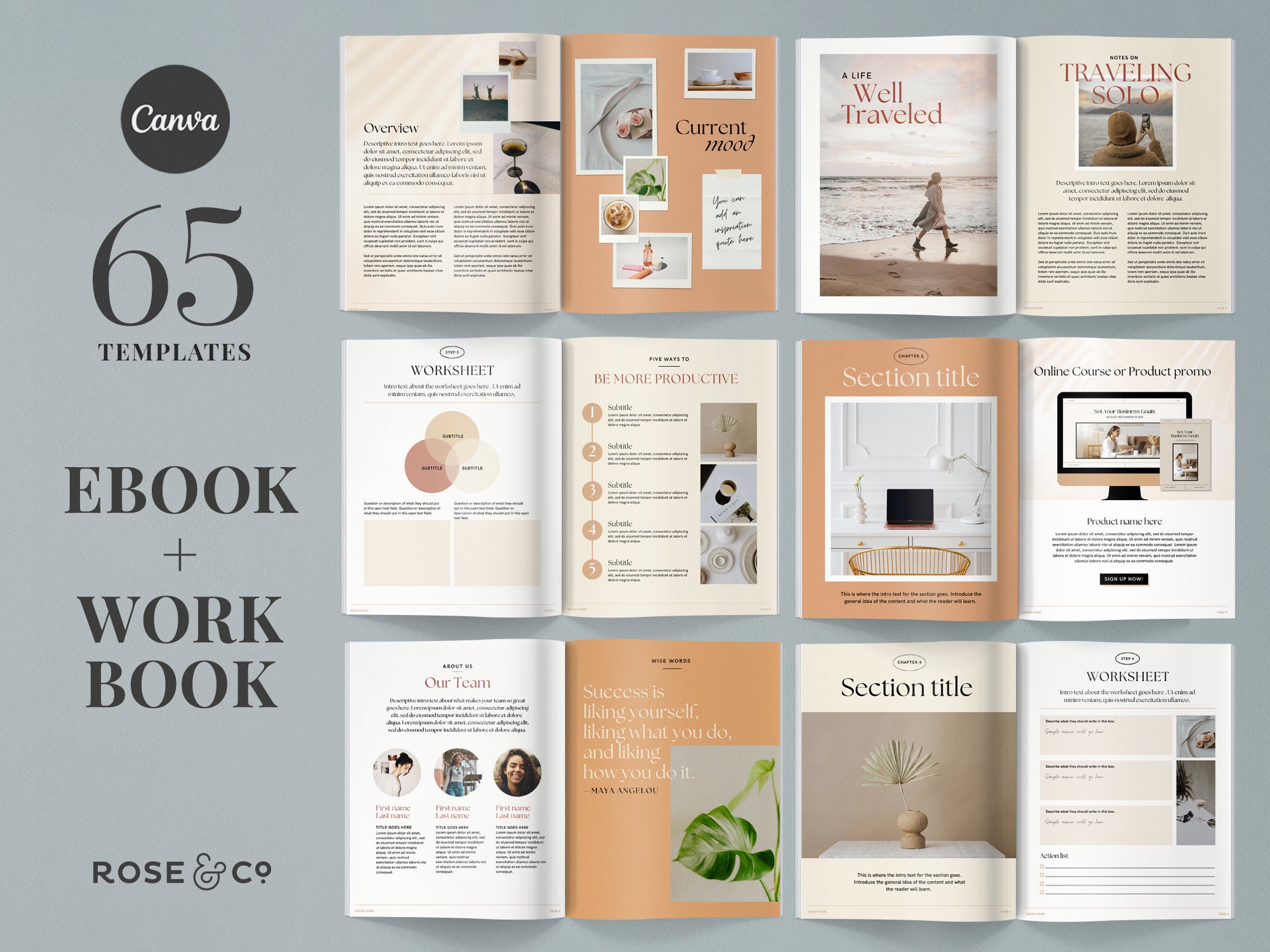 Canva Travel + City Guide Template | Canva Ebook Template | Canva ...