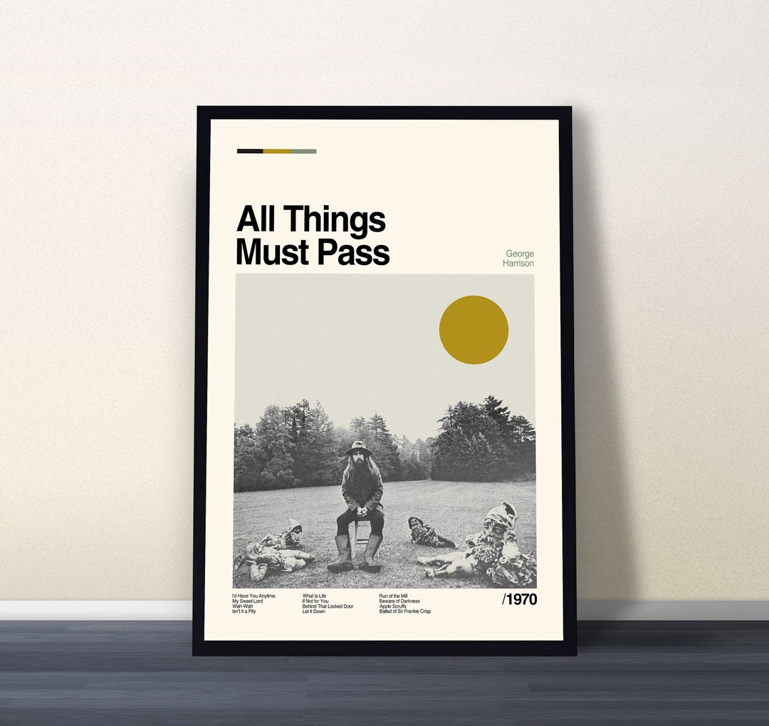 All Things Must Pass Poster, George Harrison, All Things Must Pass ...