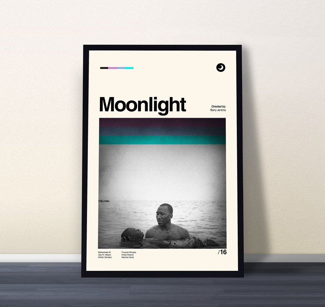 Moonlight Poster, Moonlight Print, Wall Art, Moonlight Movie Poster ...