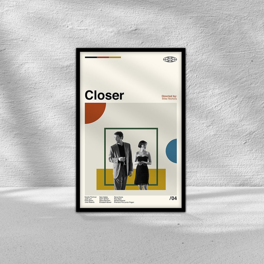 Closer Poster Movie Poster Retro Modern Poster Vintage - Etsy