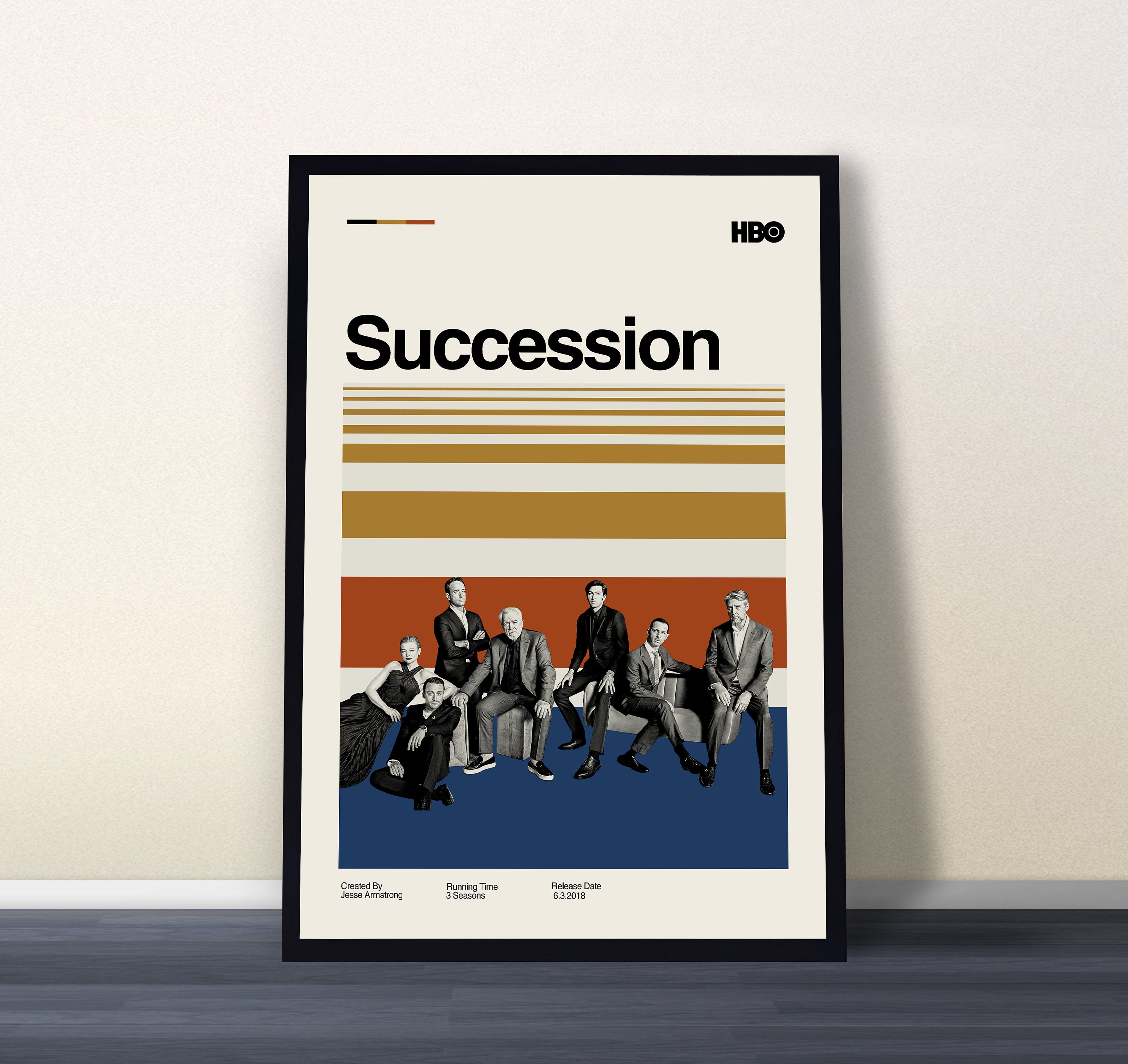 Succession Poster Succession Vintage Movie Poster Retro - Etsy
