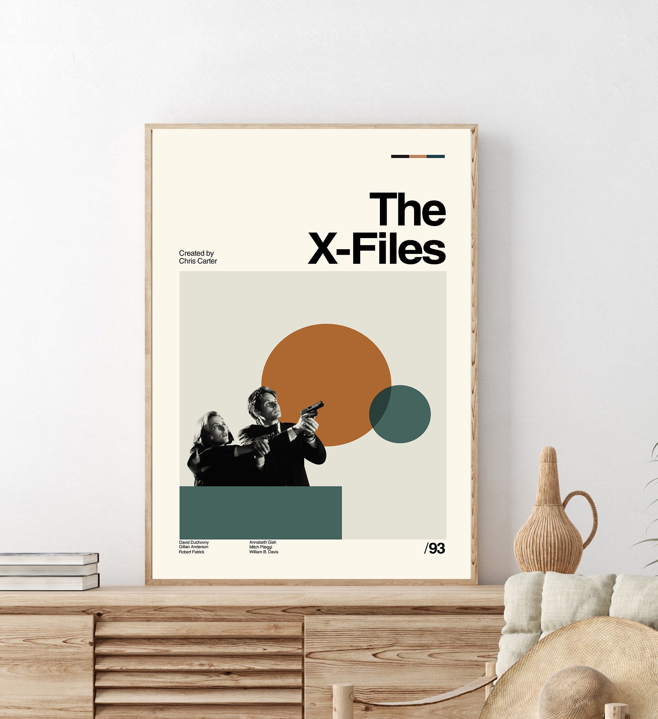 The X-files Poster, the X Files Movie Poster, Midcentury Art, Retro ...