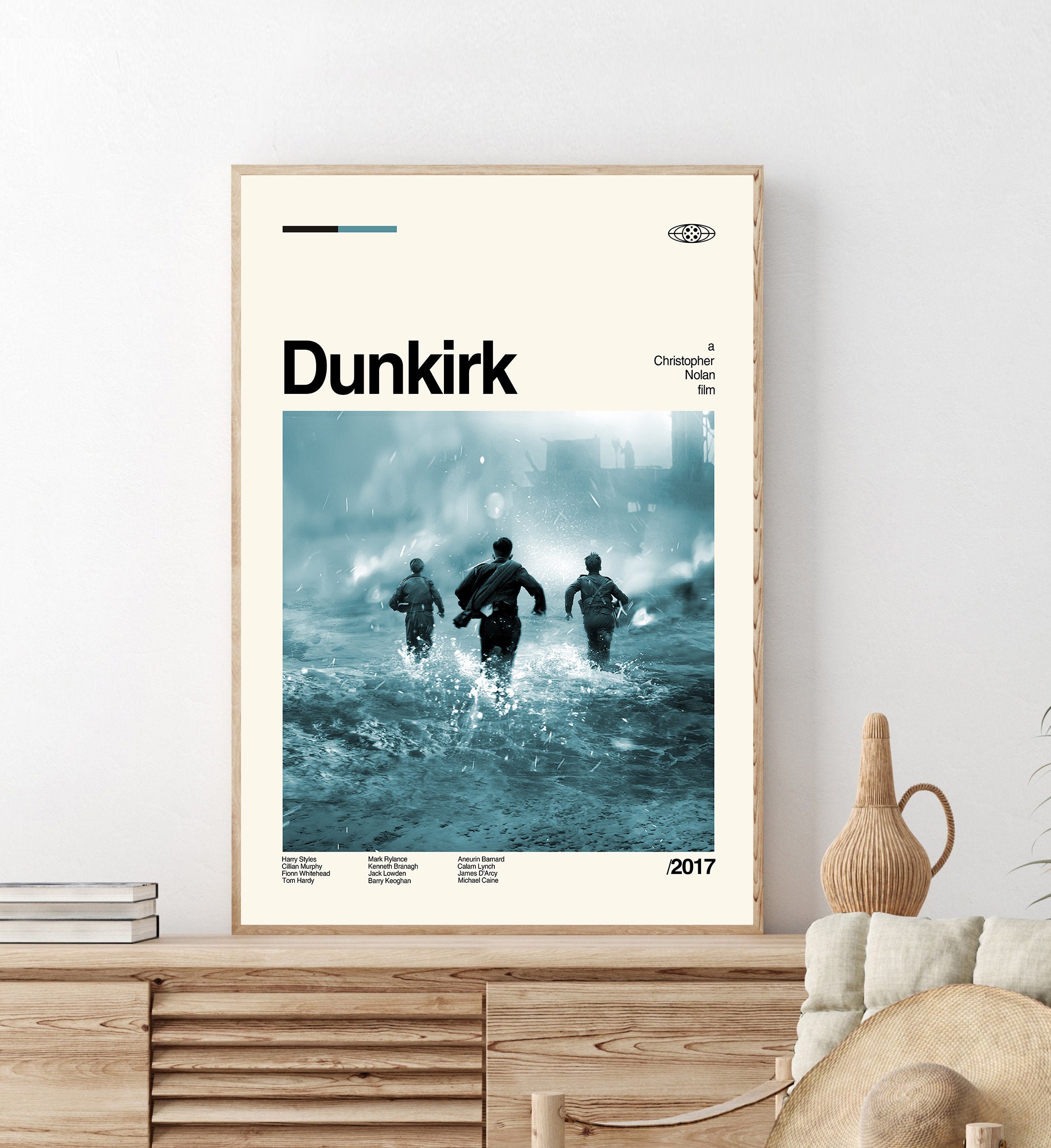 Dunkirk Movie Poster, Dunkirk Print, Midcentury Art, Minimalist Art ...