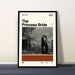 The Princess Bride Movie Poster, Midcentury Art, Retro Movie Poster ...