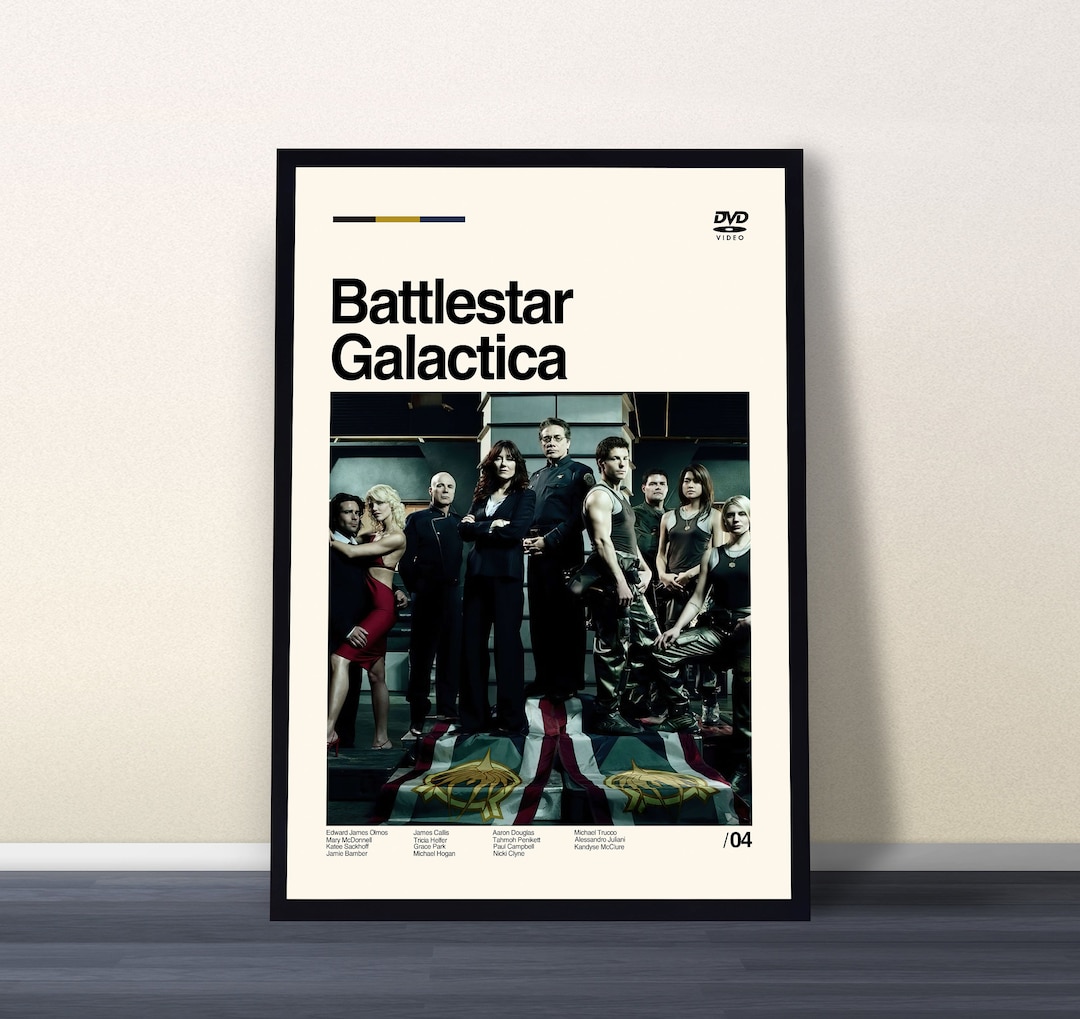 Battlestar Galactica Poster, Battlestar Galactica Print, Custom Poster ...