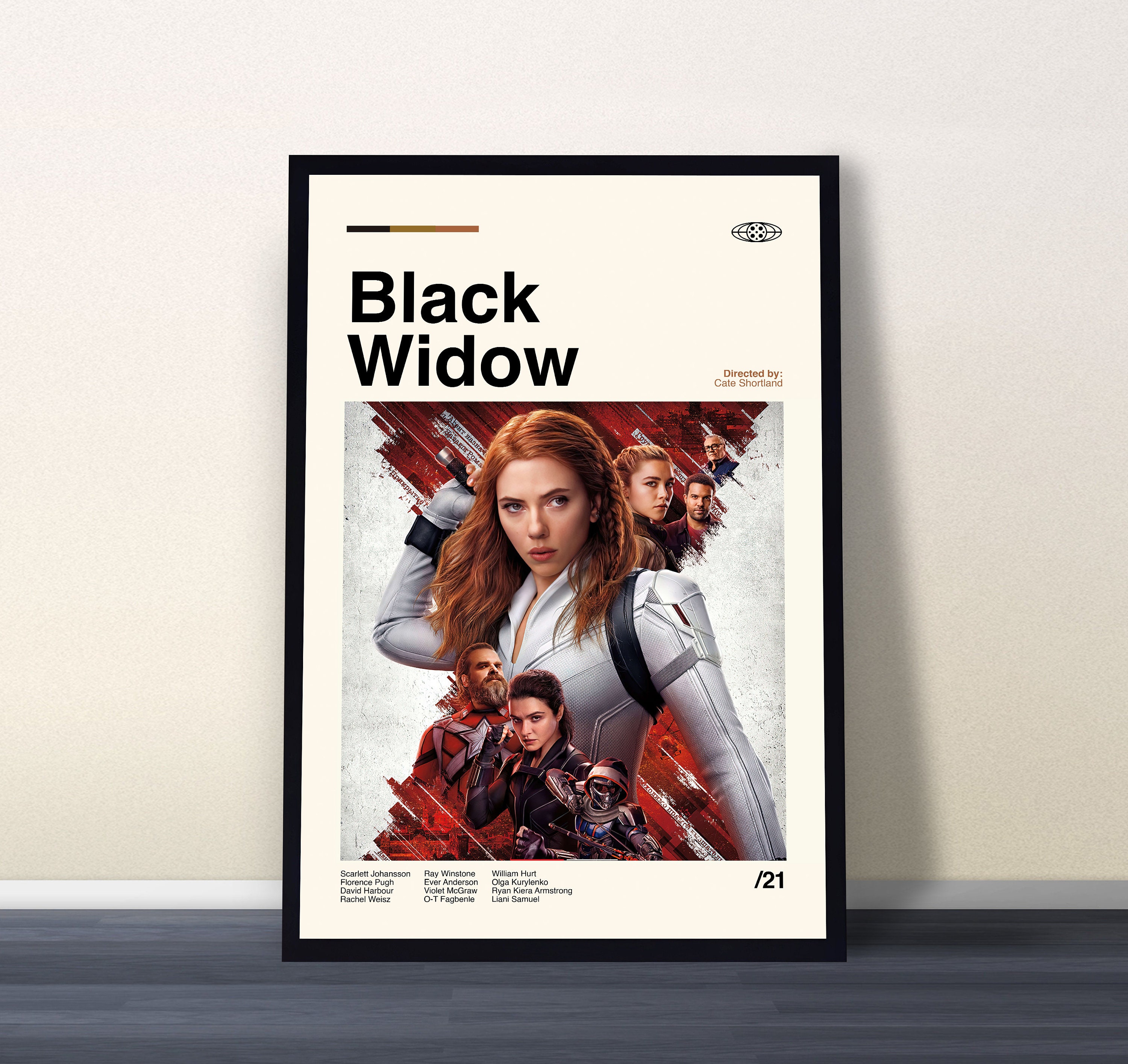 Black Widow Movie Poster, Black Widow Print, Advertising Poster, Movie ...