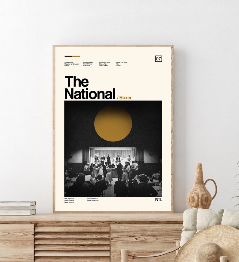 The National Boxer Album Poster, the National Poster, the National ...