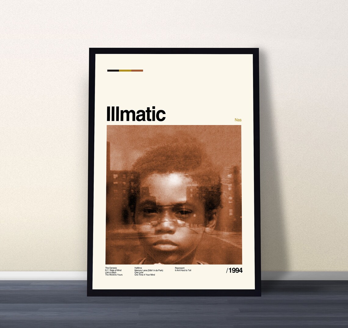 Illmatic Album Poster, Album Cover Poster, Music Gift, Music Wall Decor ...