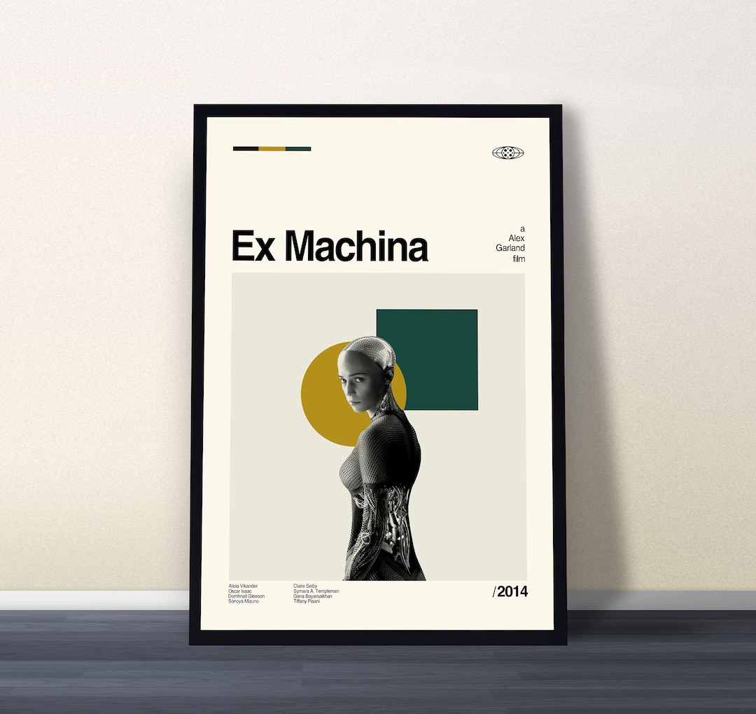 EX Machina Poster, EX Machina Movie Poster, Retro Movie Poster, Vintage ...