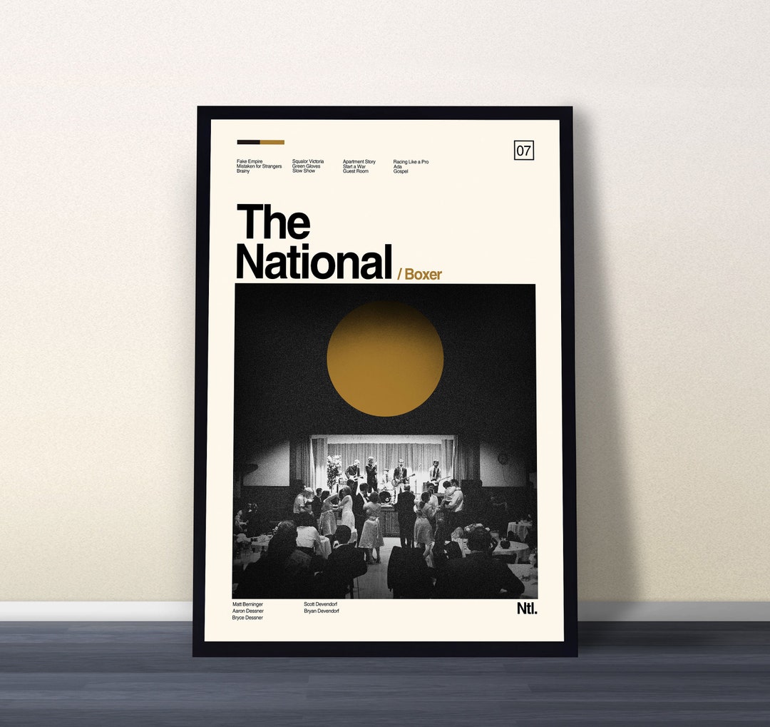 The National Boxer Album Poster, the National Poster, the National ...