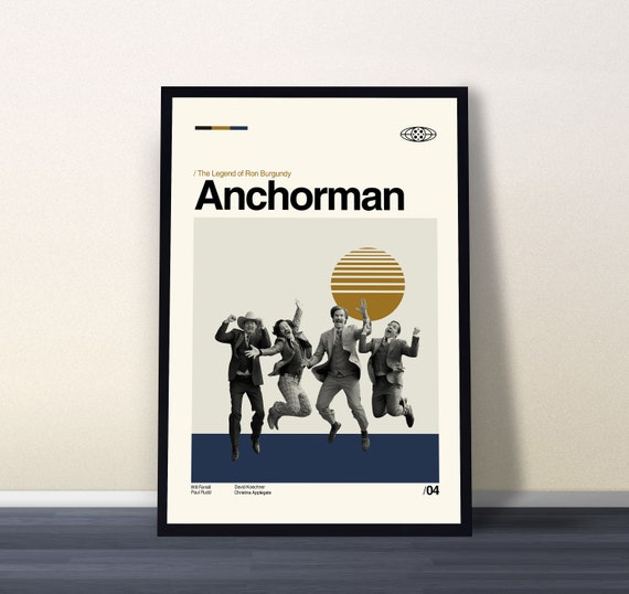 Anchorman Minimalist Poster