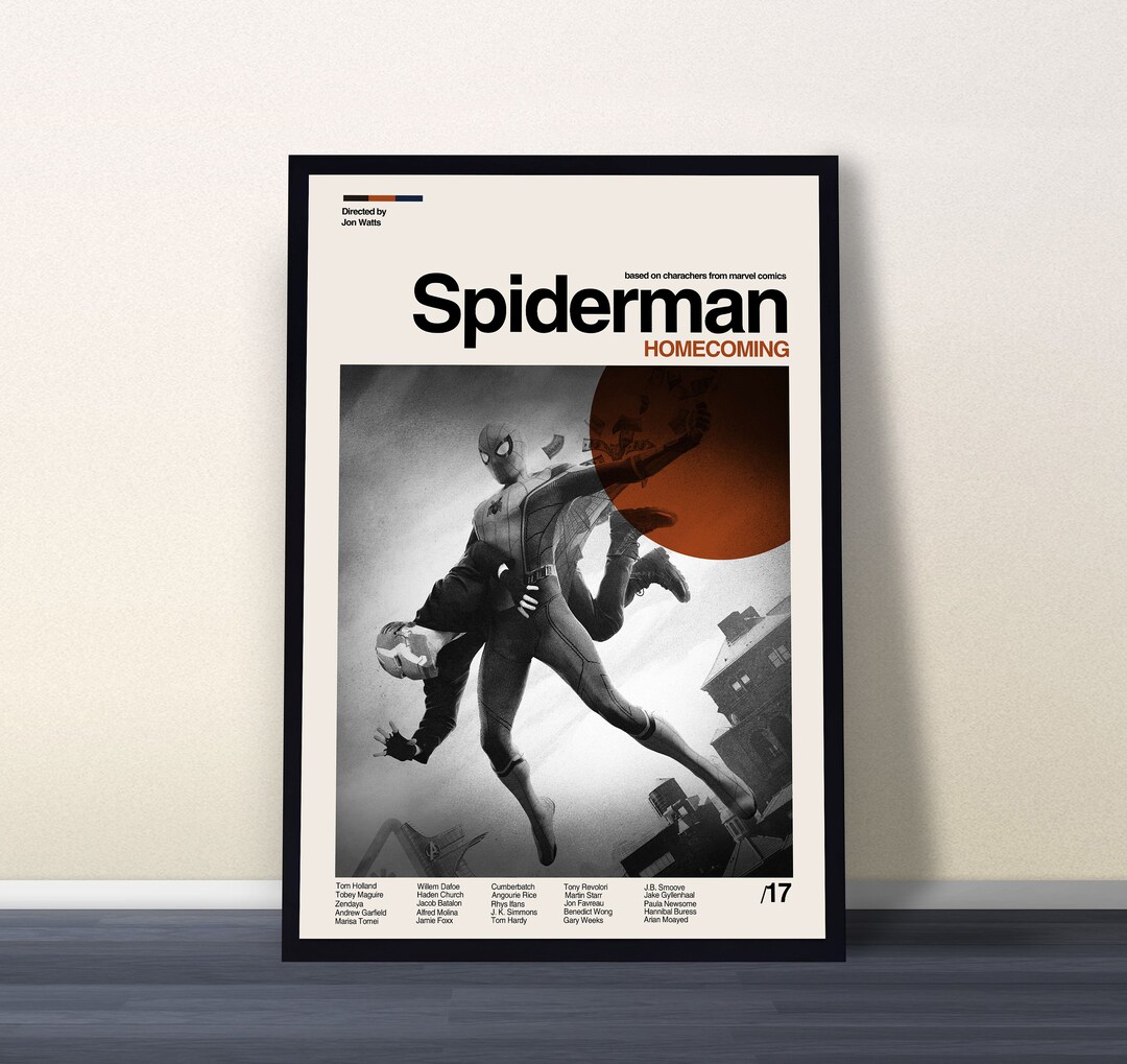 Spider Man Homecoming Poster, Spider Man Poster, Vintage Poster ...